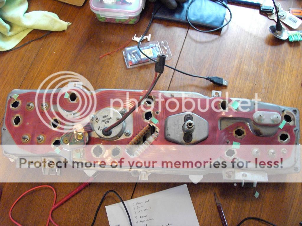 69 Elim/XR7 Guage Cluster circuit board pinouts | Mercury Cougar Owners